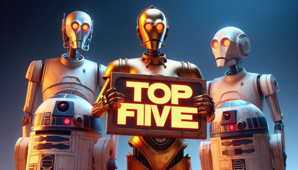 Friday Five–Droids! – Josh's World
